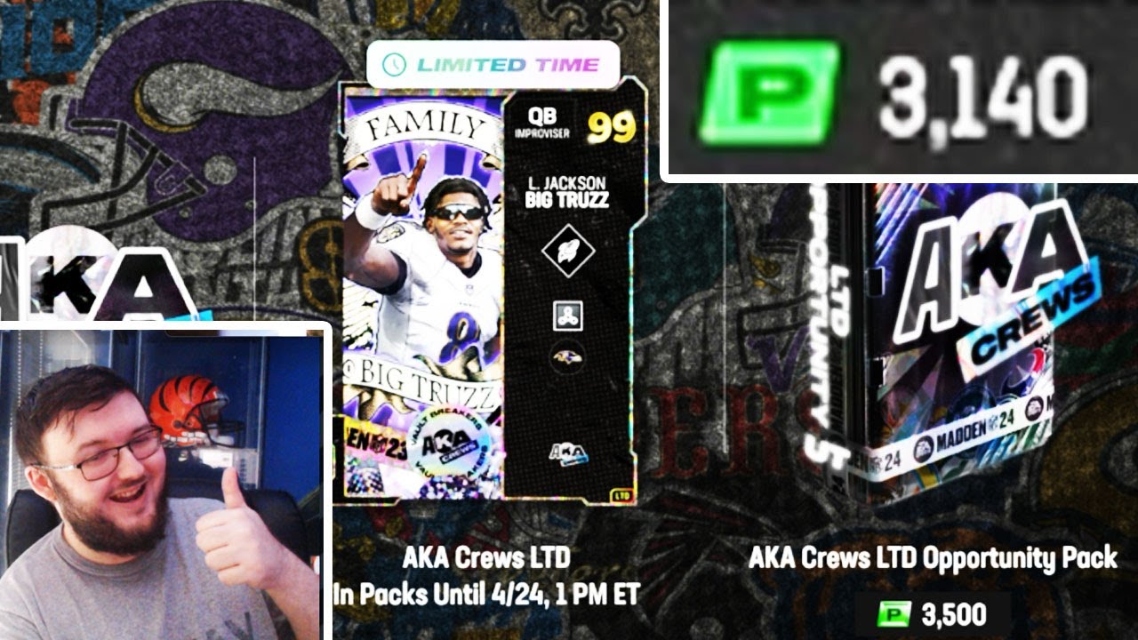 SO I OPENED UP 3,170 MUT POINTS FOR LTD LAMAR JACKSON ...