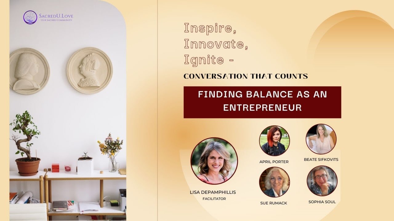 Finding Balance As An Entrepreneur - YouTube