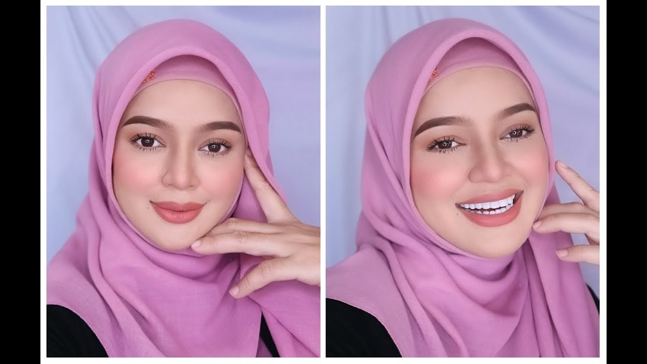MUA Bellaz : Makeup Surirumah Simple & Segak BerTudung Bawal - YouTube