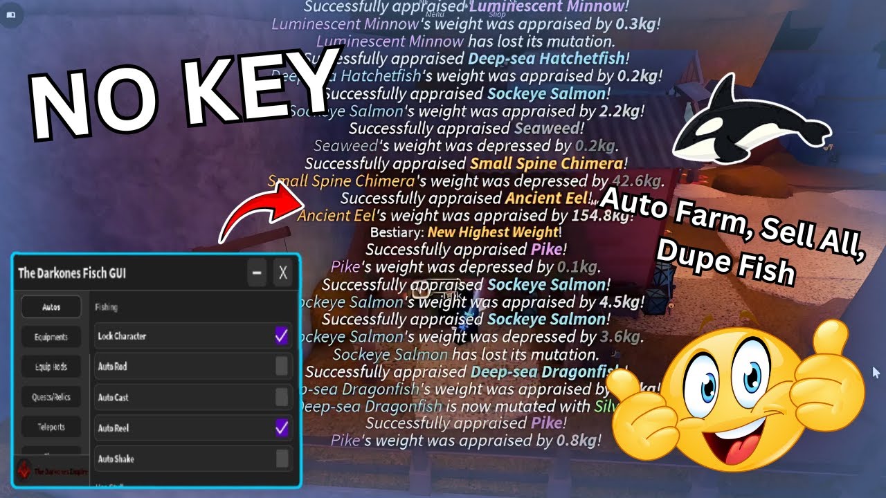 [NEW] Fisch Script | FASTEST AUTO FARM, DUPE FISH, SELL ALL FISH ...