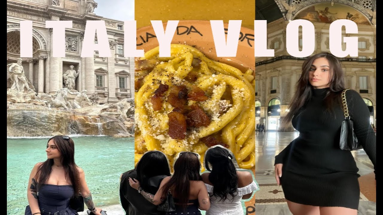 VLOG l Italy girls trip (Bari, Roma, Genova & Milan) - YouTube