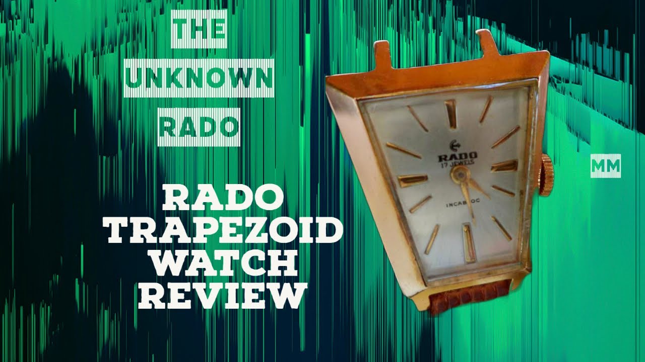 Rado Trapezoid Lady Watch, AS 1582 Watch Movement, Form Series - YouTube