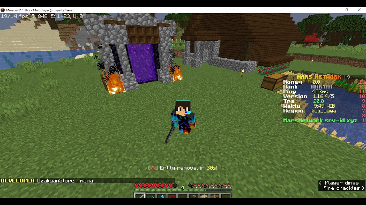 Main Bedwars di block drop - YouTube