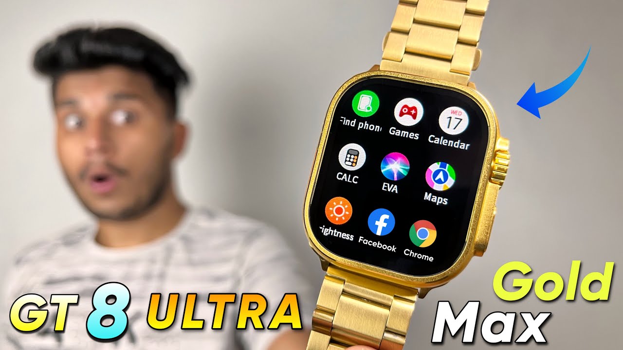 GT8 Ultra⚡️Max Golden Edition🔥|| Custom Logo, Maps, Games, Calculator ...