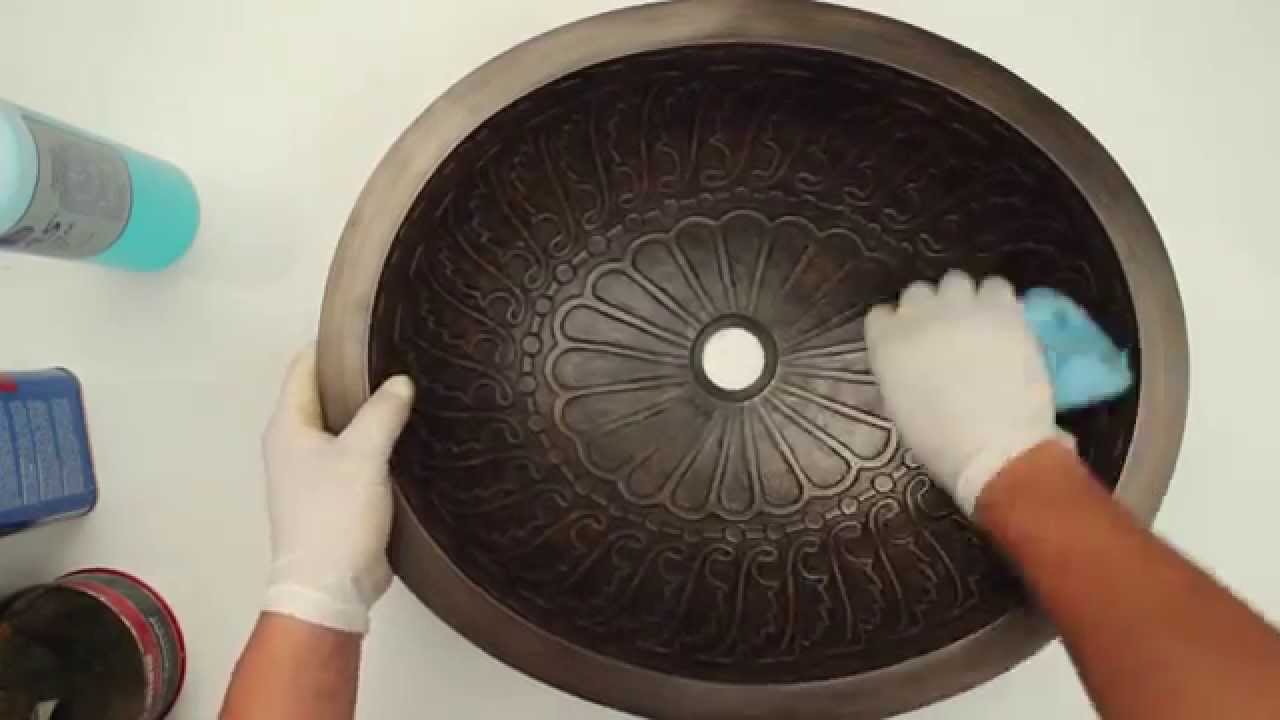 Patina Repair for Bronze Sinks - YouTube