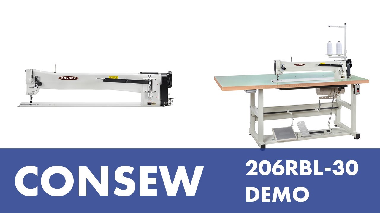 Consew Model 206RBL-30 Demo - YouTube