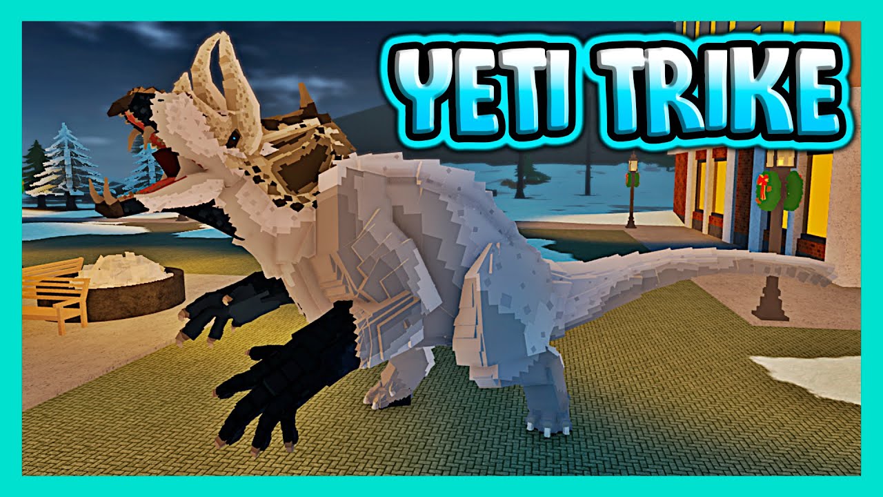 YETI TRIKE SHOWCASE! (CHRISTMAS EVENT) - Roblox Jurassic Blocky - YouTube