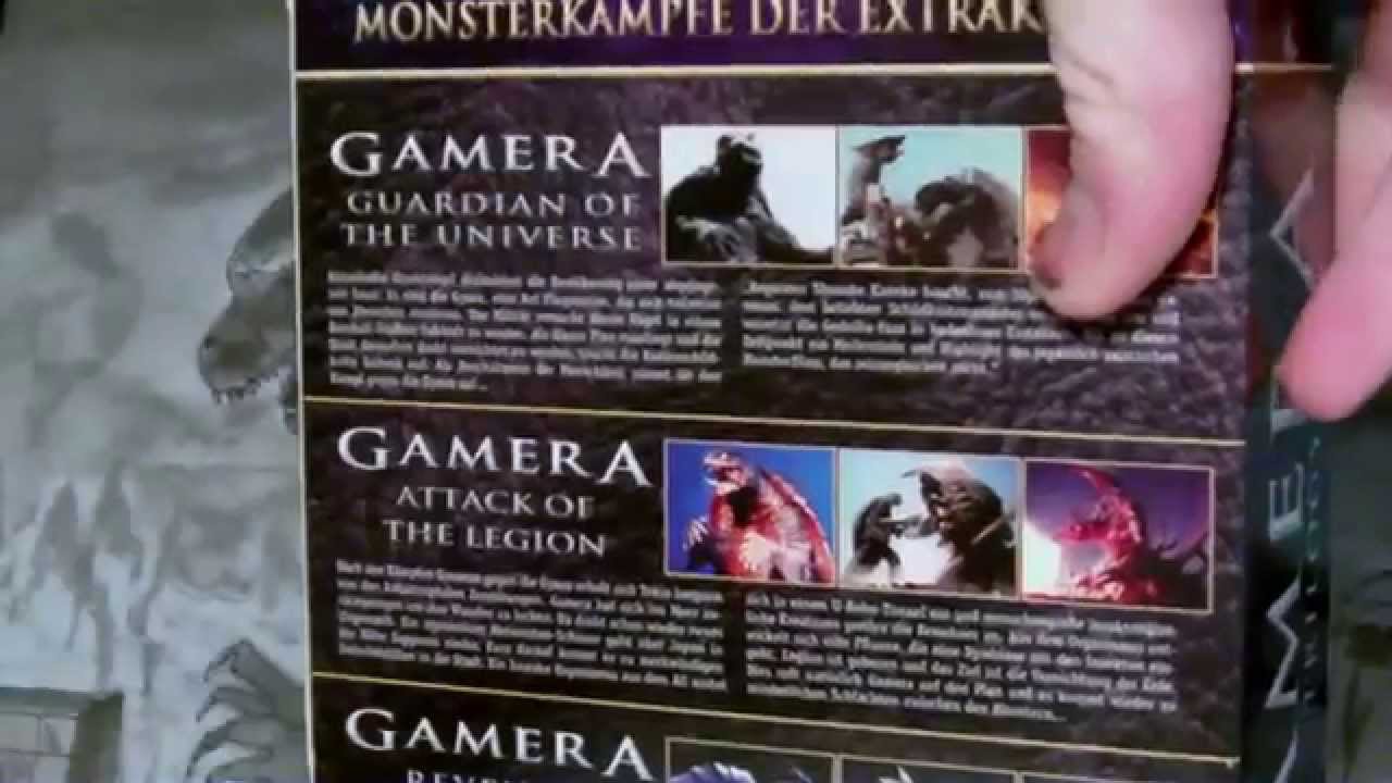 Gamera Trilogie DVD-Box Review - YouTube