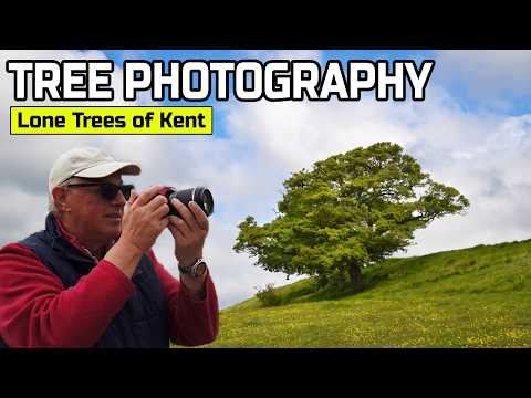 Photographing Lone Trees at Chillenden & Farthing Common