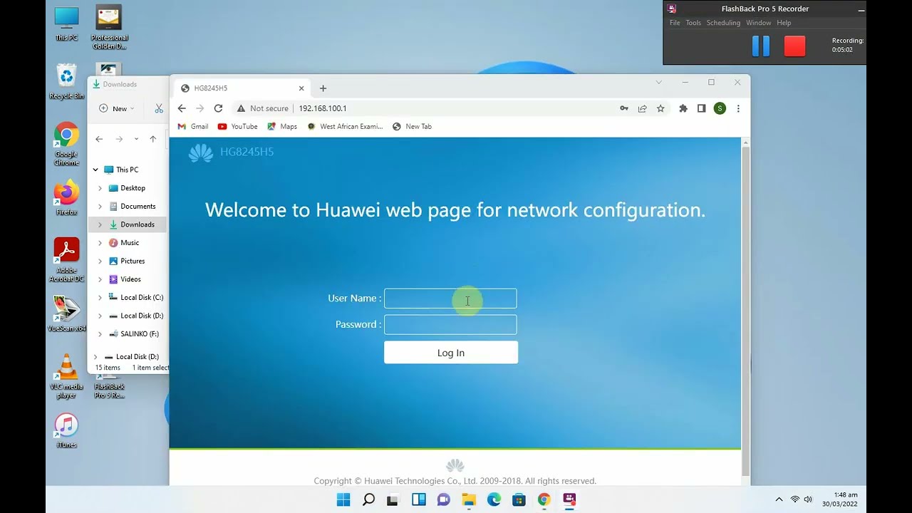 How to change "telecomadmin" password on Huawei ONTs HG8245H5 (simplest ...