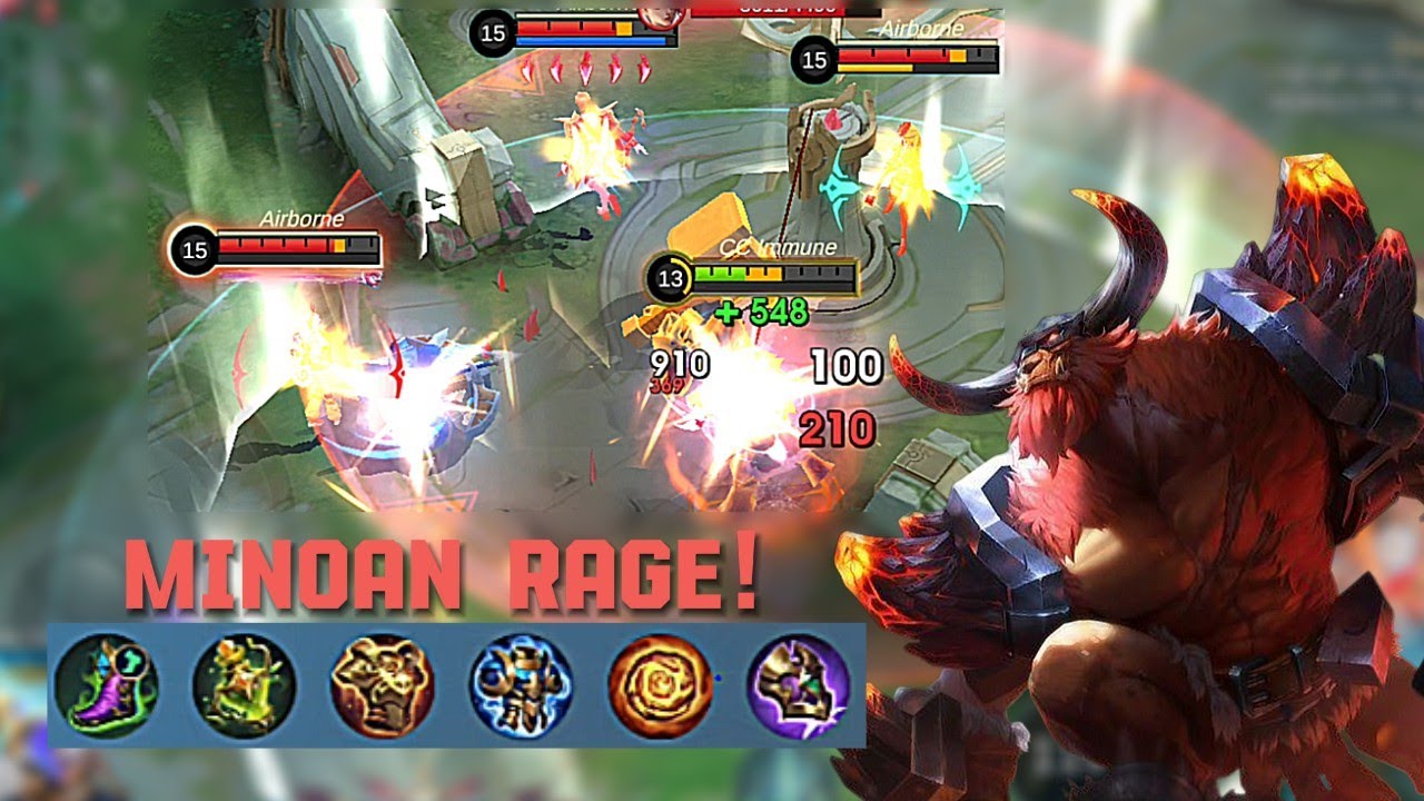 Red Bull God of Assist! - Best Build Minotaur - YouTube