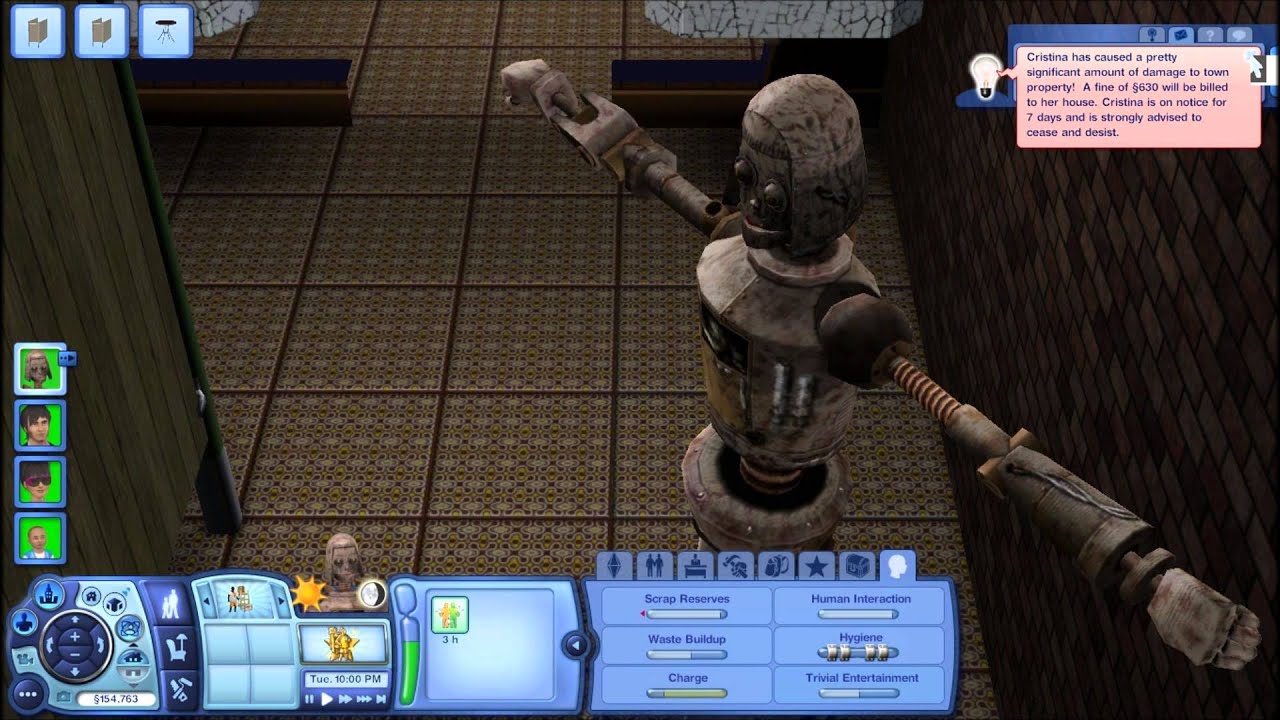 The Sims 3" Return Of The Simbot - YouTube