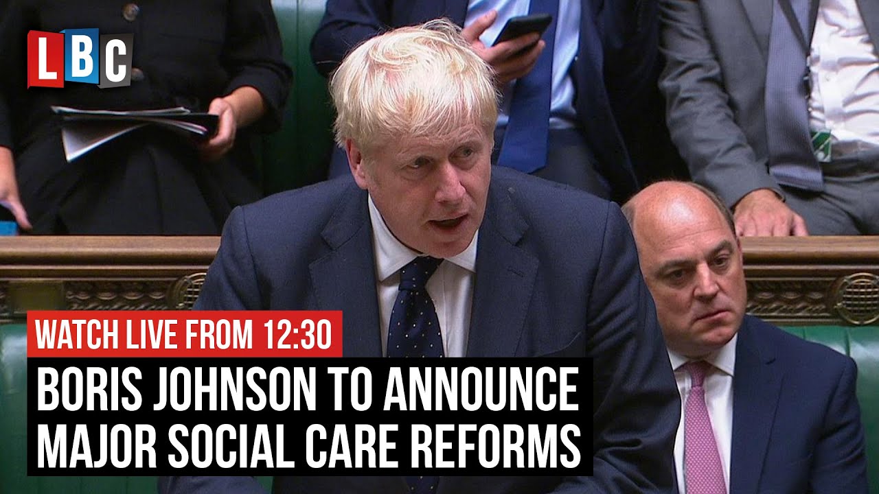 Boris Johnson makes major announcement on tax and social care | Watch ...
