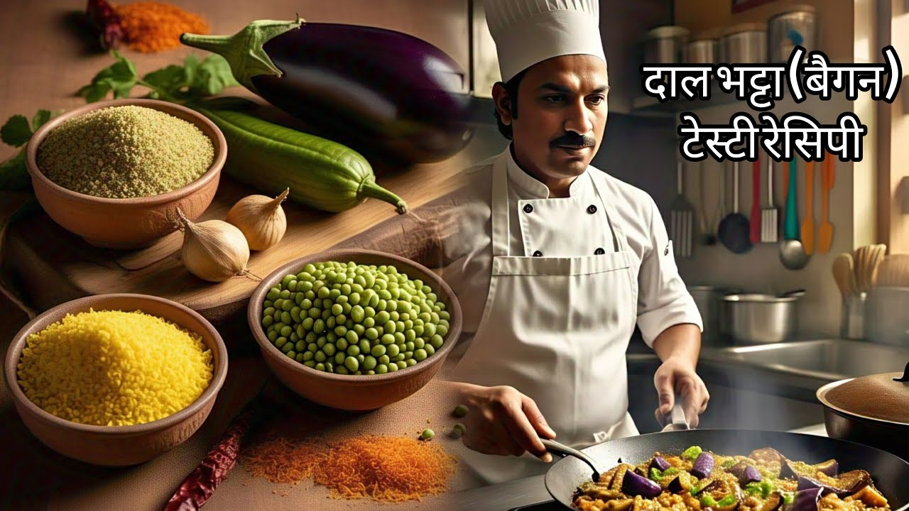 दाल भट्टा बैंगन कैसे बनाए। How to make dal Brinjal recipe। Tasty and ...