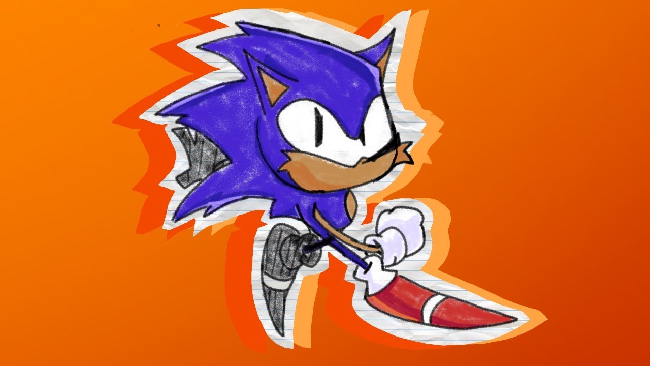 Making some sonic sprite rig for a vid - YouTube