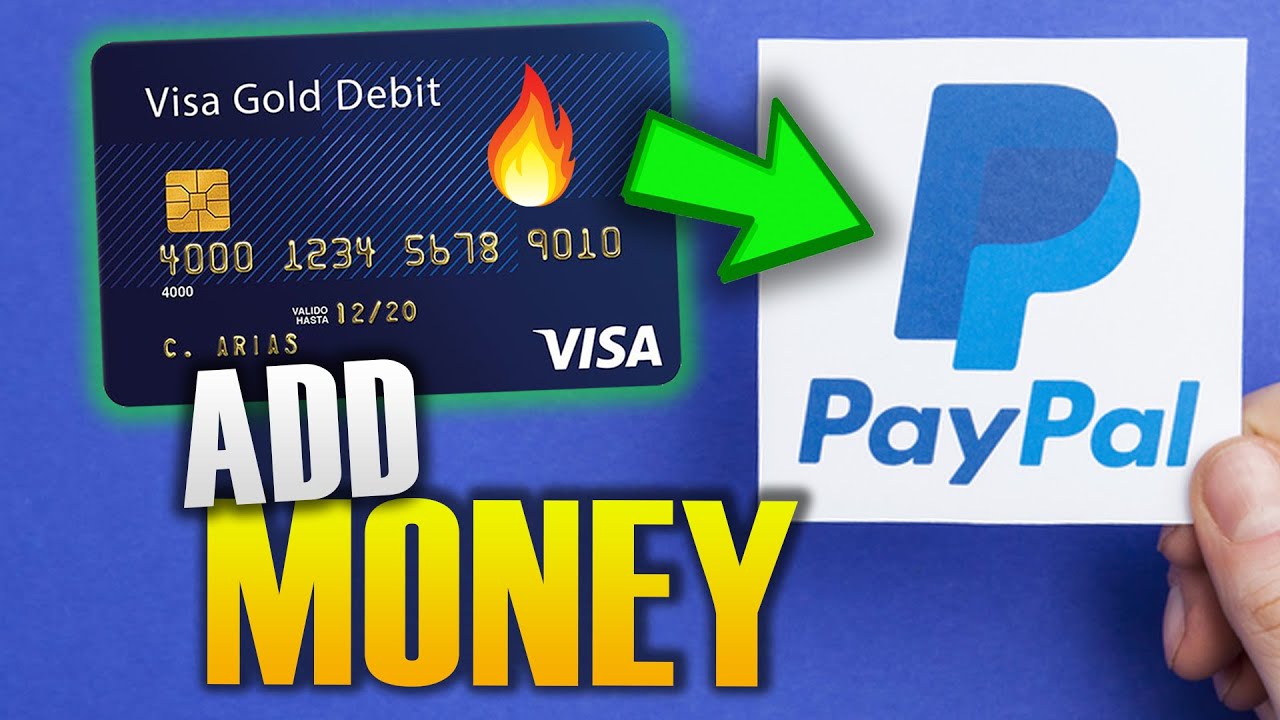 HOW TO ADD MONEY TO PAYPAL FROM CREDIT CARD YouTube