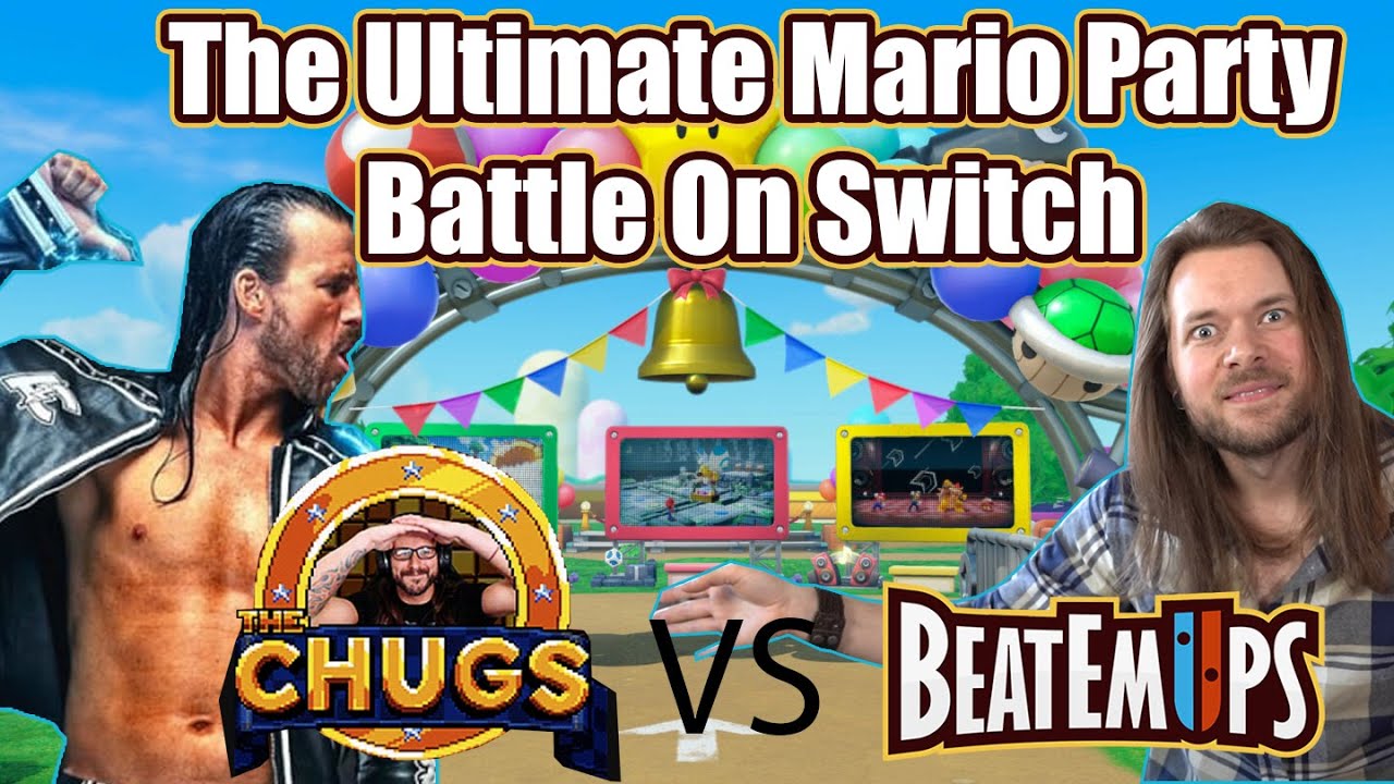 Wood from BeatEmUps vs Chugs (AEW'S ADAM COLE) in a Game of MARIO PARTY ...