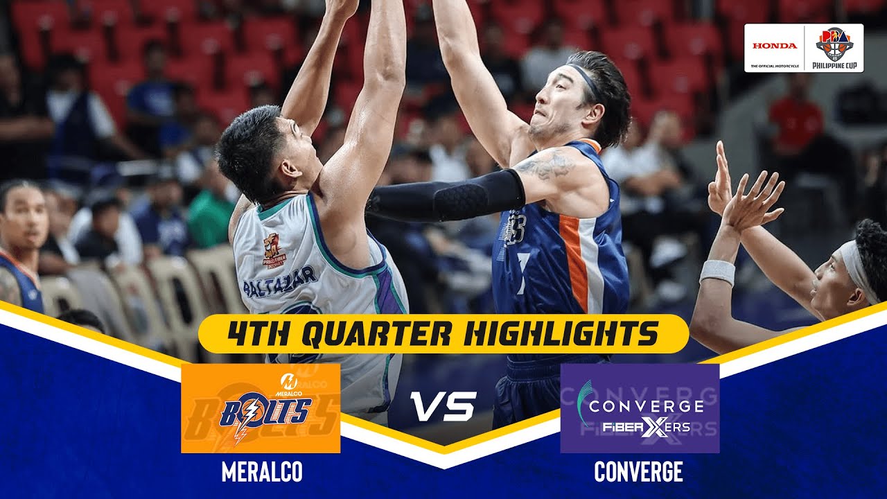 MERALCO vs. CONVERGE | 4TH QUARTER HIGHLIGHTS | PBA SEASON 49 ...
