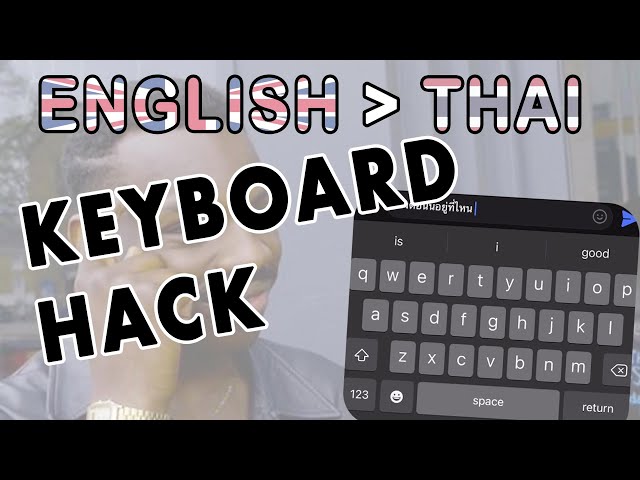 Thai Alphabet Keyboard