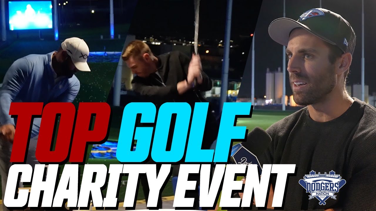 Dodgers Launching Golf Balls at Chris Taylor's Top Golf Charity Event ...