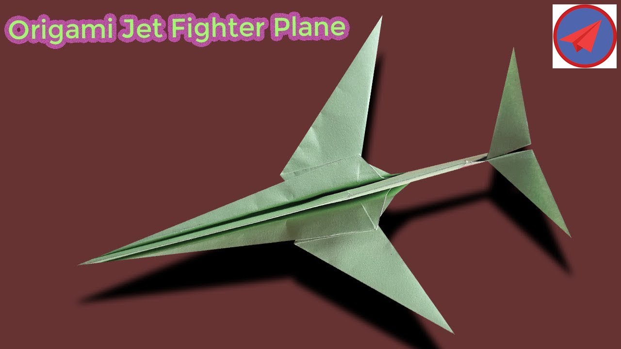 Origami Jet Fighter Plane - YouTube