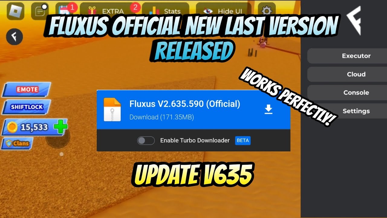 [NEW] FLUXUS EXECUTOR LASTEST VERSION V635 REALISED | NO LAG | FLUXUS ...