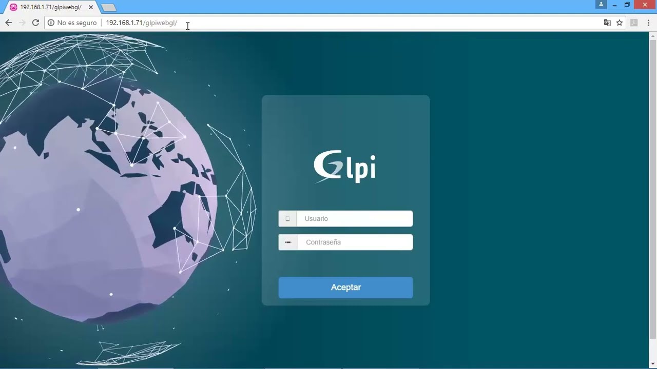 glpi login webgl - YouTube
