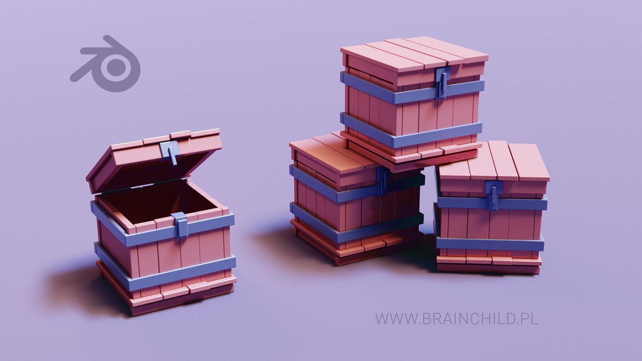 Default Cube 3D "Modeling" - Very Simple Wooden 3D CUBE BOX | #3d ...