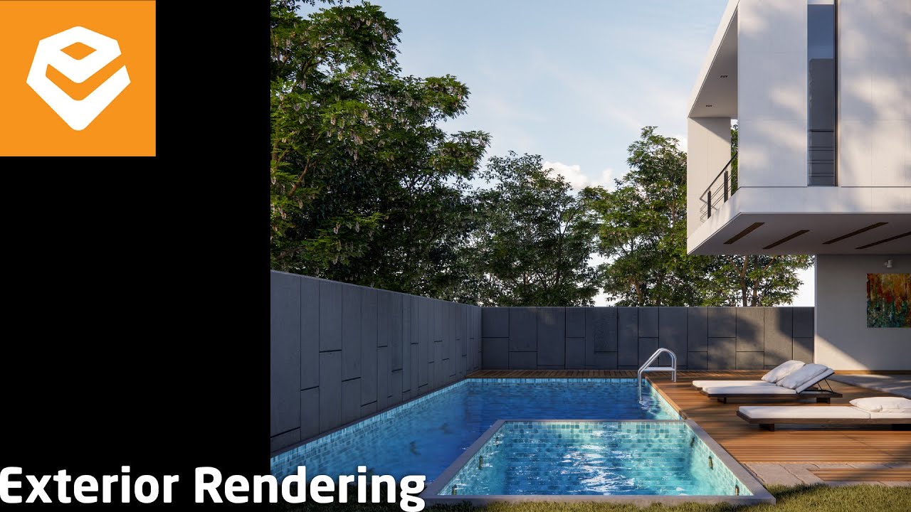 Enscape 4 For SketchUp | 056 Realistic Exterior Sunny Day Rendering ...