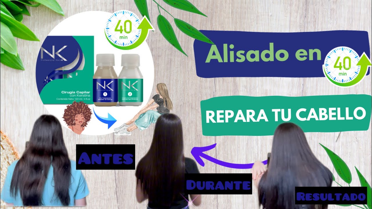 COMO APLICAR LA Cirugía Capilar NK 40 MINUTOS , ¿Si Funciona? | Adriana ...