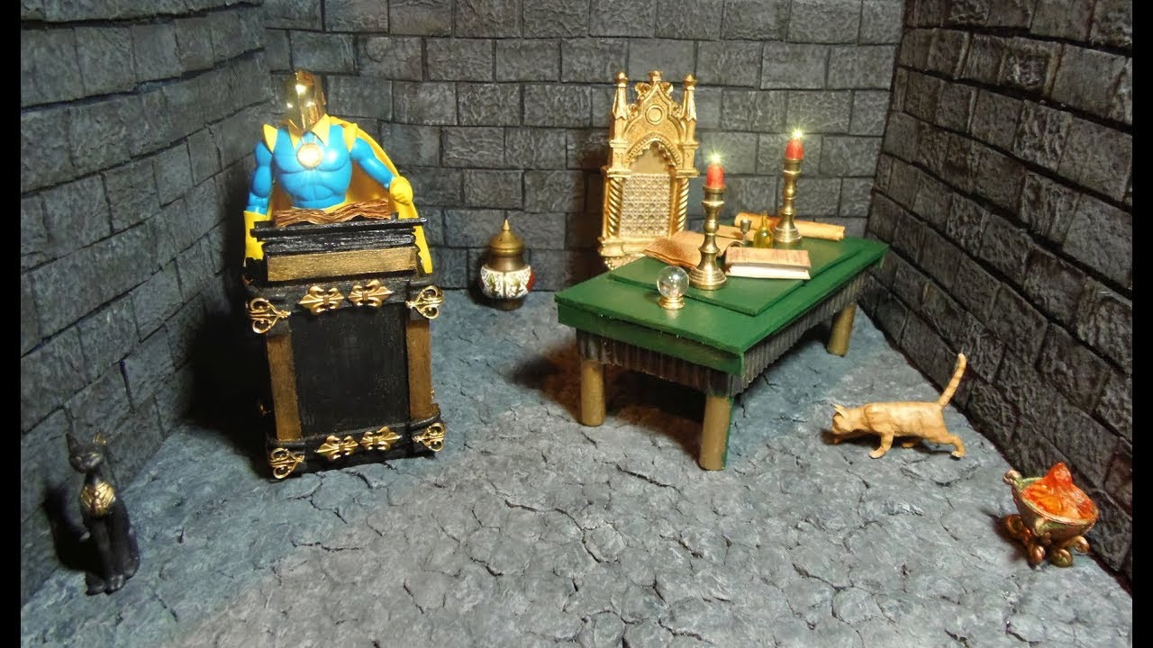 Dr. Fate Tower Diorama - YouTube