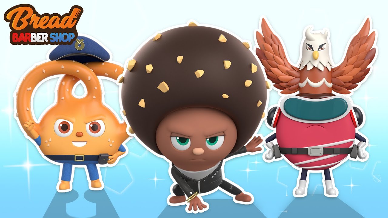BreadBarbershop3 | The Hero of Bakery Town | english/animation/dessert ...