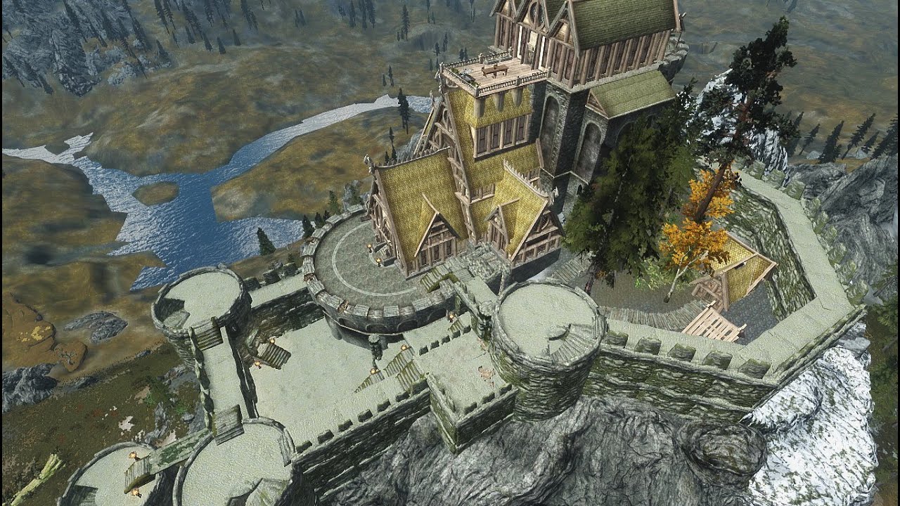 Skyrim: Dragonsmount castle mod par TRD [French] - YouTube