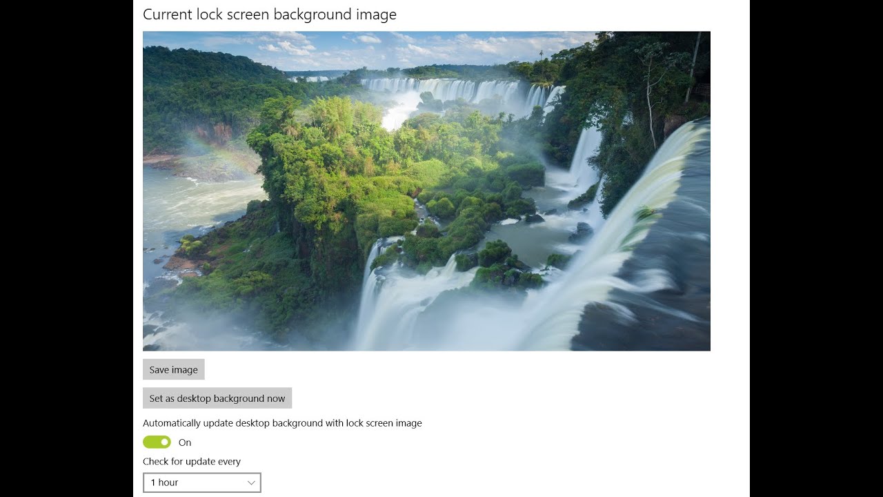 How to set Windows Spotlight (lockscreen wallpaper) as desktop ...