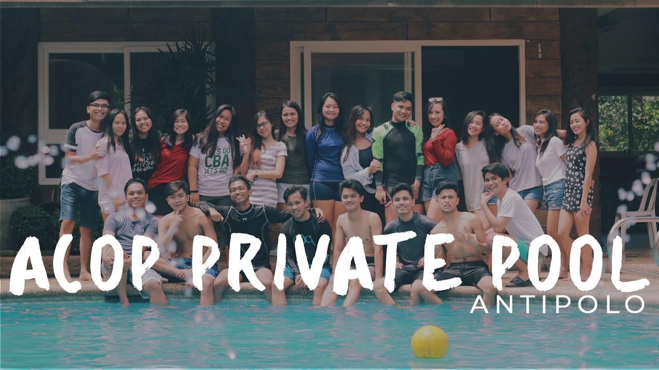 ACOP Private Pool, Antipolo - YouTube