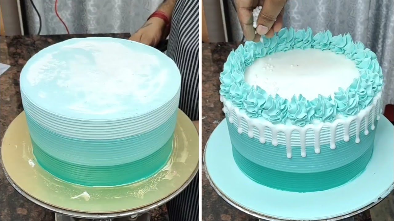 Unique And Beautiful Cake | Full Finishing Ke Sath | Best Birthday Cake ...