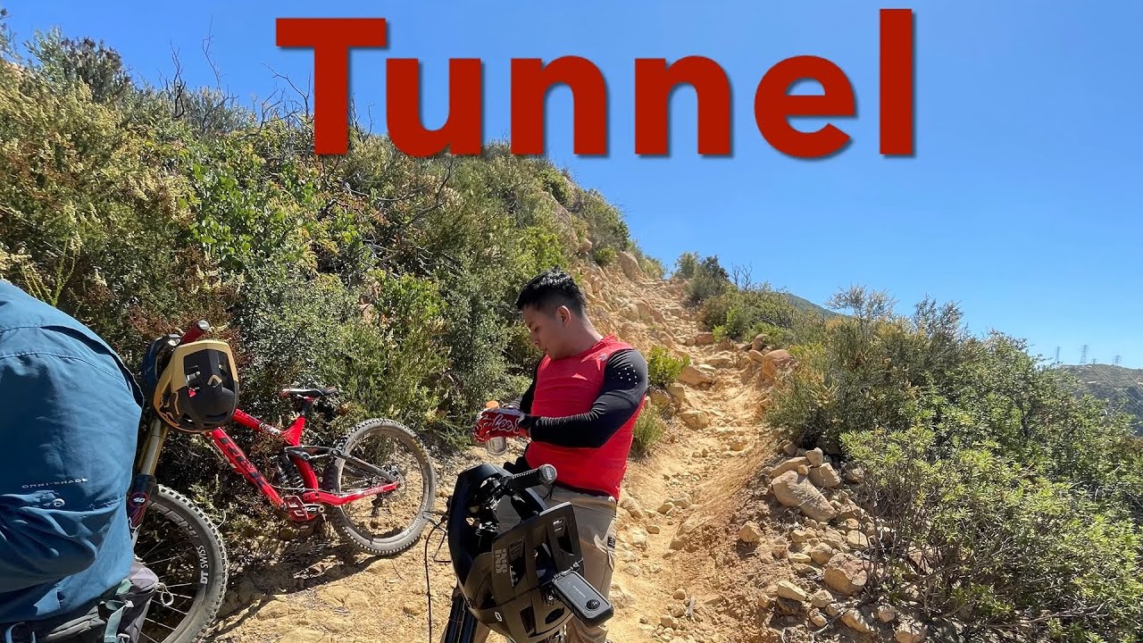 Tunnel Trail @ Santa Barbara First Time Blind Run. Double Black Chunk ...