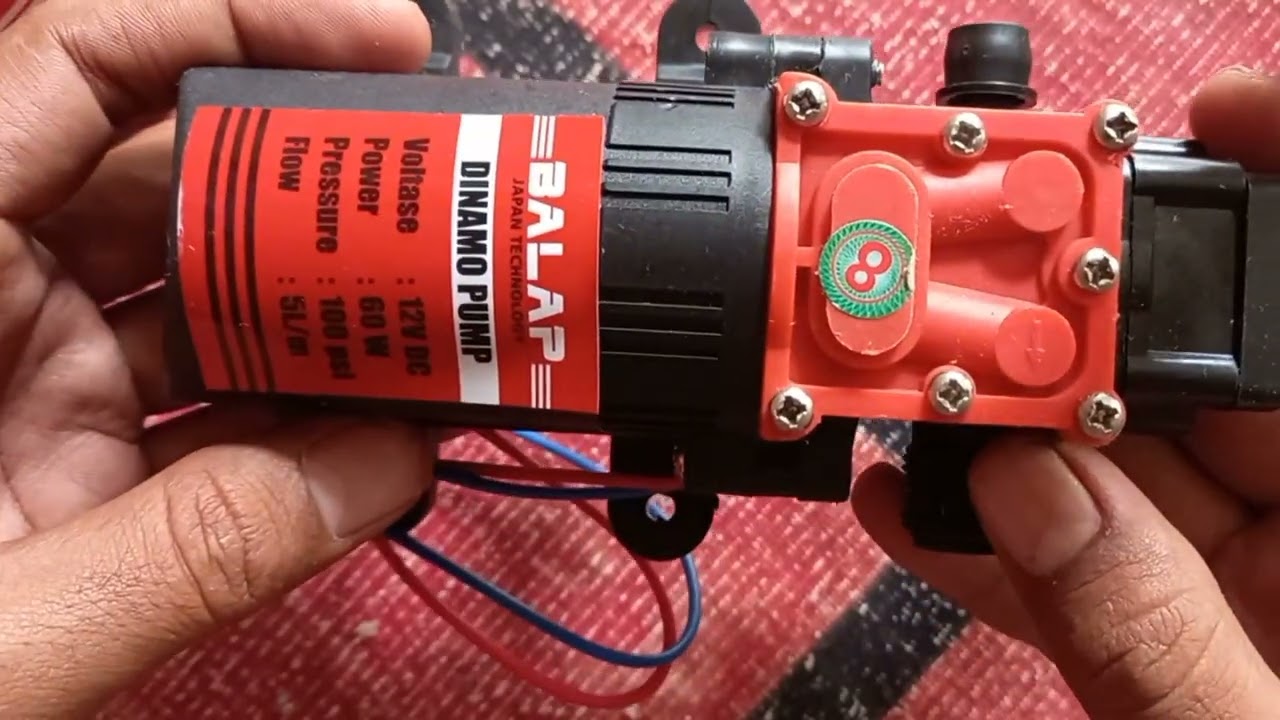 Pompa Dc 12 Volt 120 PSI Balap DC Water Pump Japan Technology - YouTube