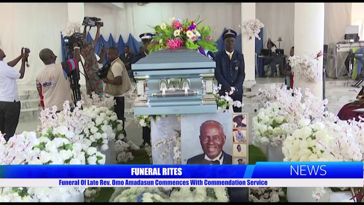 Funeral Of Late Rev. Omo Amadasun Commences With Commendation Service ...
