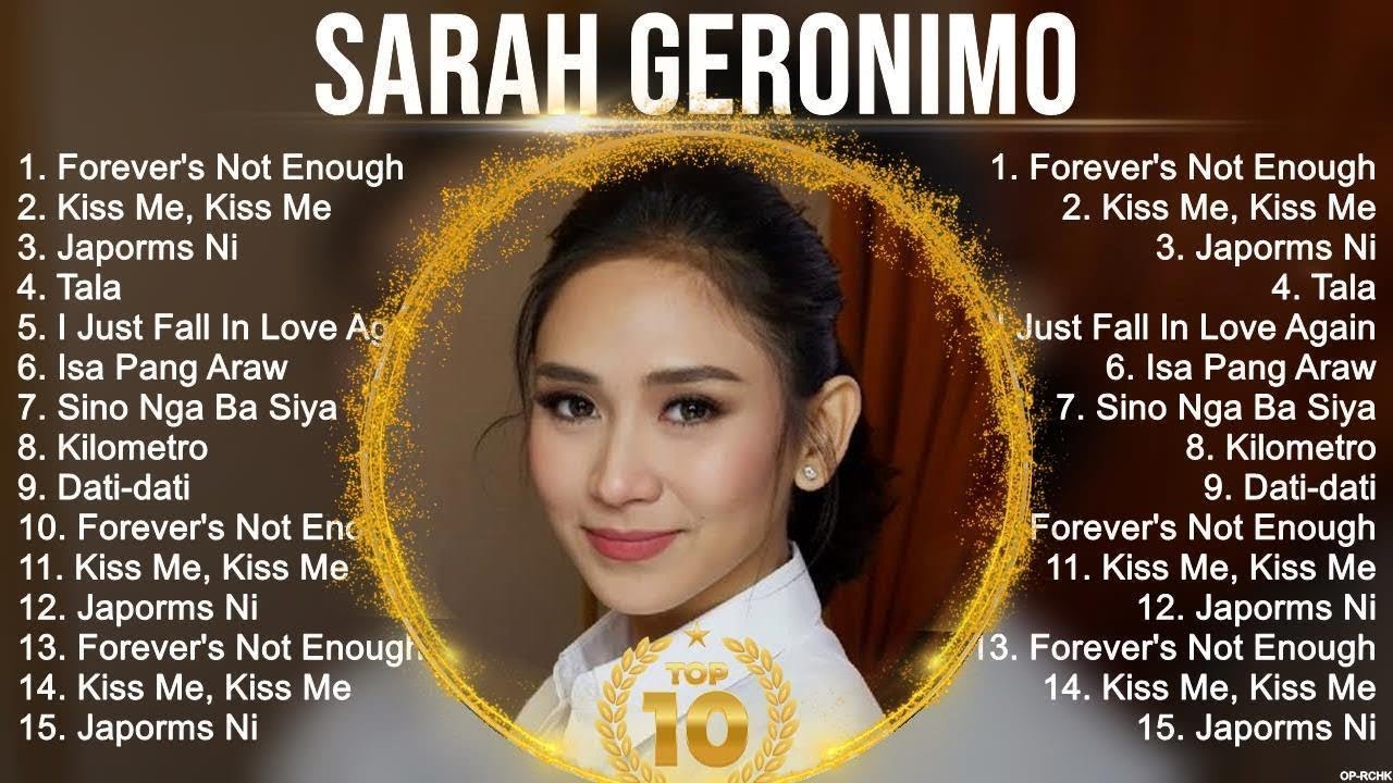 Sarah Geronimo Greatest Hits ~ Best Songs Tagalog Love Songs 80's 90's ...