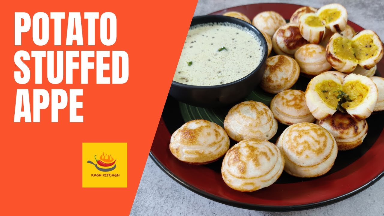 POTATO STUFFED APPE | KASH KITCHEN - YouTube