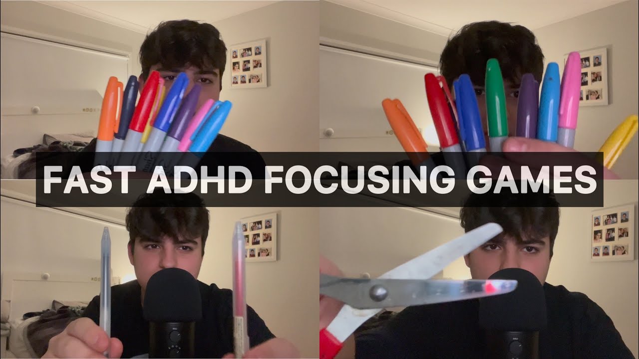 4 MINUTE SUPER FAST ADHD FOCUSING GAMES | Michael ASMR - YouTube