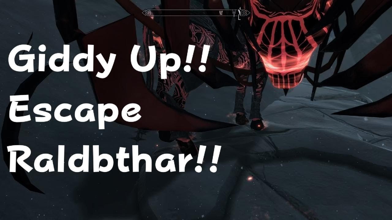 The Old "Summon A Daedric Horse to Escape a Locked Dwemer Lift" Trick ...