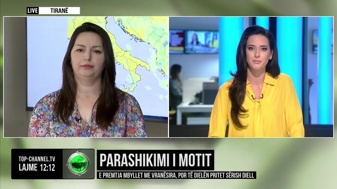 Top Channel/ Parashikimi i motit/ E premtja mbyllet me vranësira, por ...