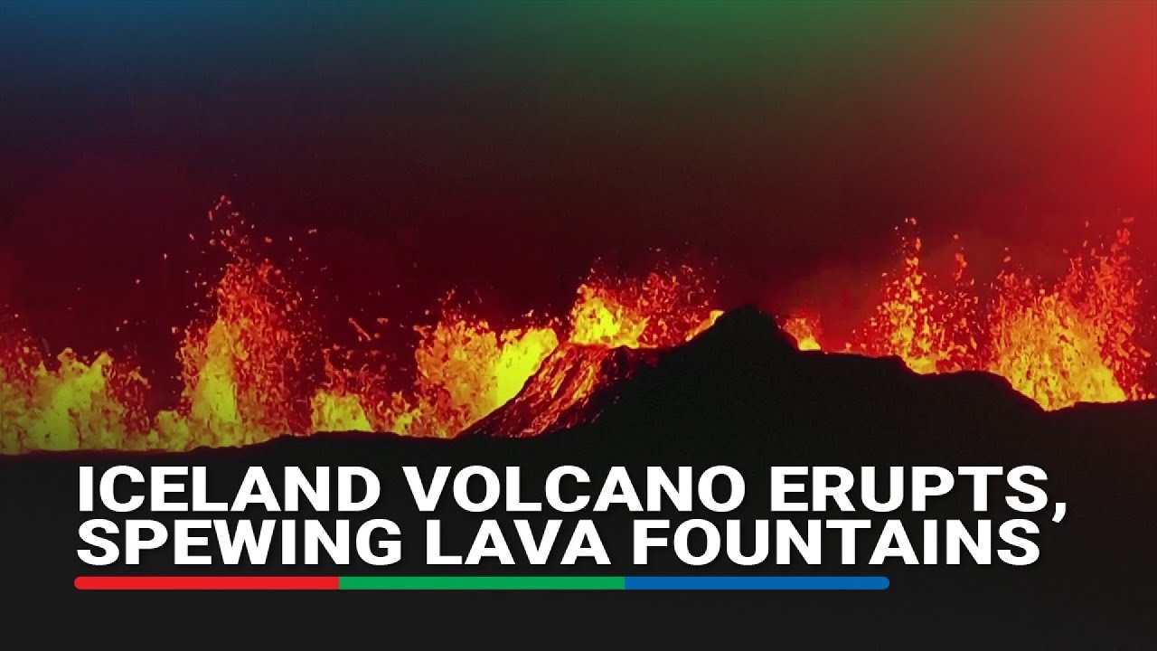 Iceland volcano erupts, spewing lava fountains | ABS-CBN News | ABS-CBN ...