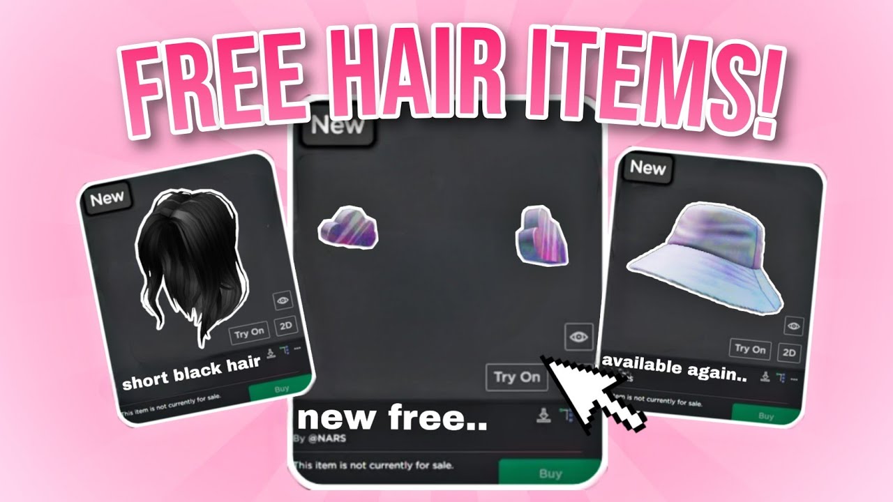 NEW FREE HAIR ACCESSORY ROBLOX - YouTube