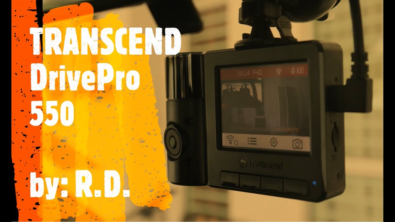 Transcend's DrivePro 550 -Dual Lens Camera Unboxing All - YouTube