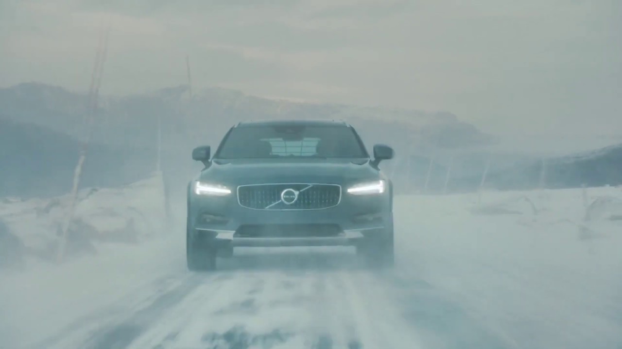 The refreshed Volvo V90 Cross Country Driving Video - YouTube