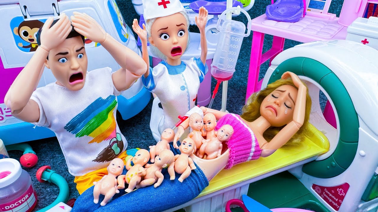 11 Minutes Satisfying With Unboxing Pregnant Woman First Aid Delivery ...