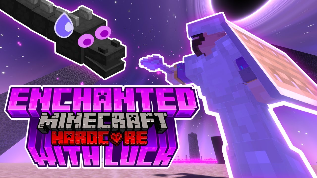 I ENCHANTED Minecraft Hardcore with LUCK! Almost a speedrun 😅 - YouTube